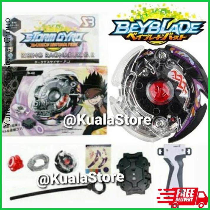 Bayblade Gasing Beyblade Burst Besi With Launcher - Go Shoot Gangsing ...