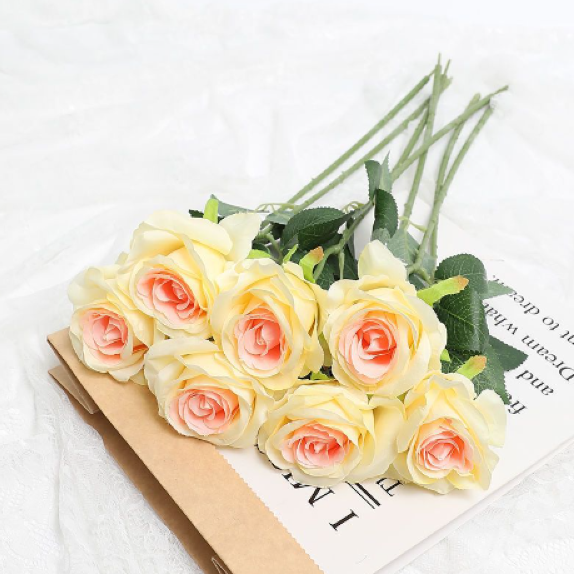 Bunga Artifisial Mawar 1 Kuntum Gradasi | Lazada Indonesia