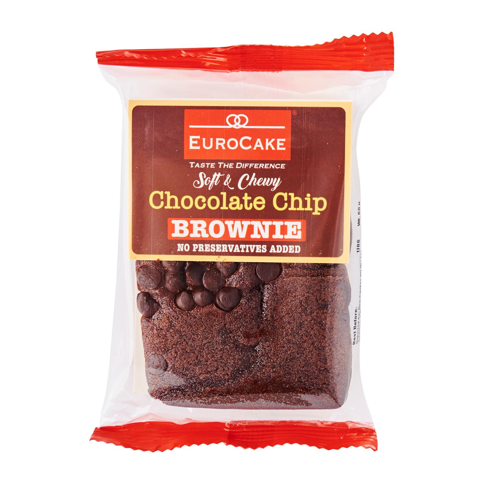 Eurocake Chocolate Chip Brownie 50G | Lazada Singapore