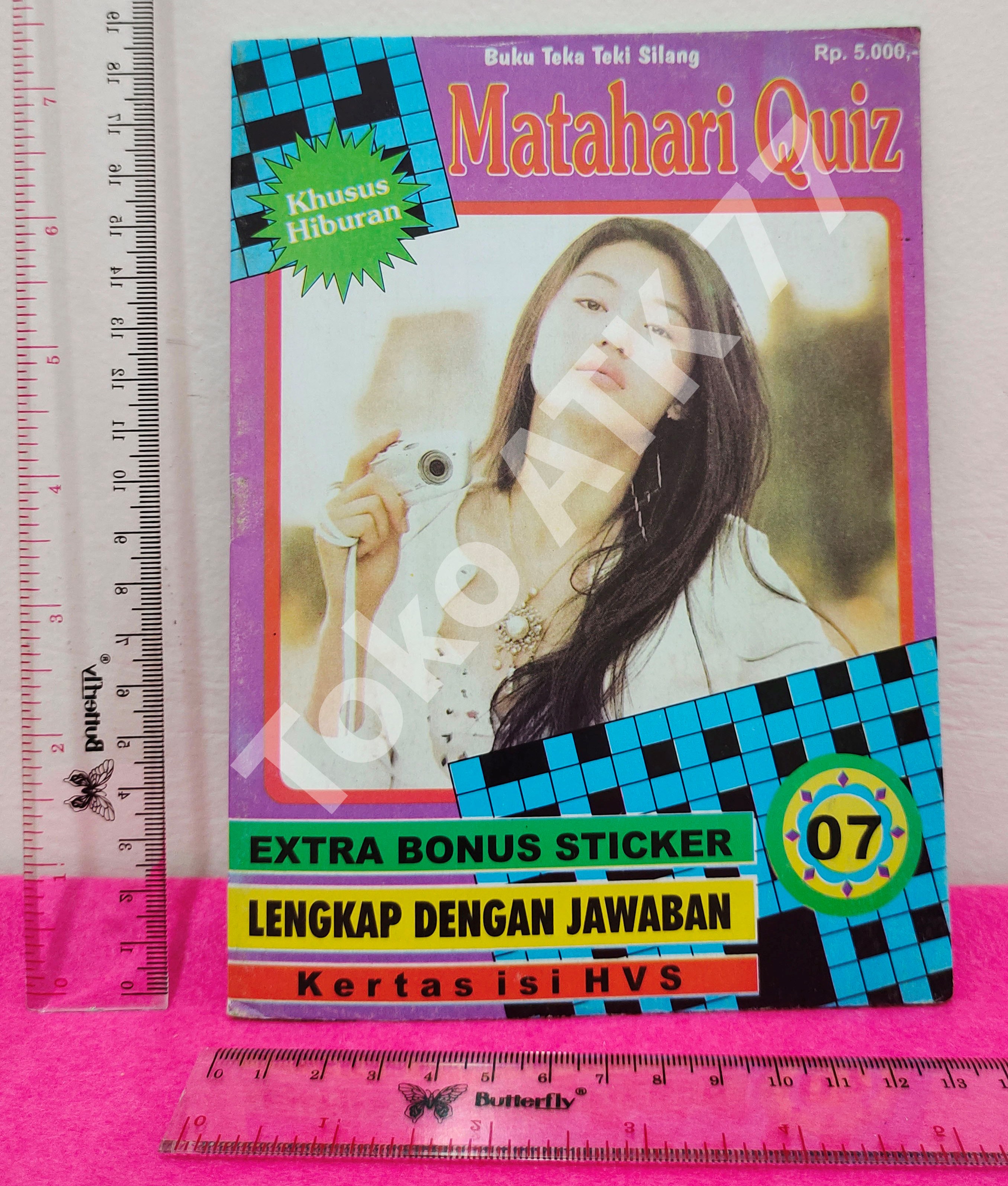 Quiz Putar Asah Otak TTS Teka Teki Silang Huruf Abjad & Angka READY ...