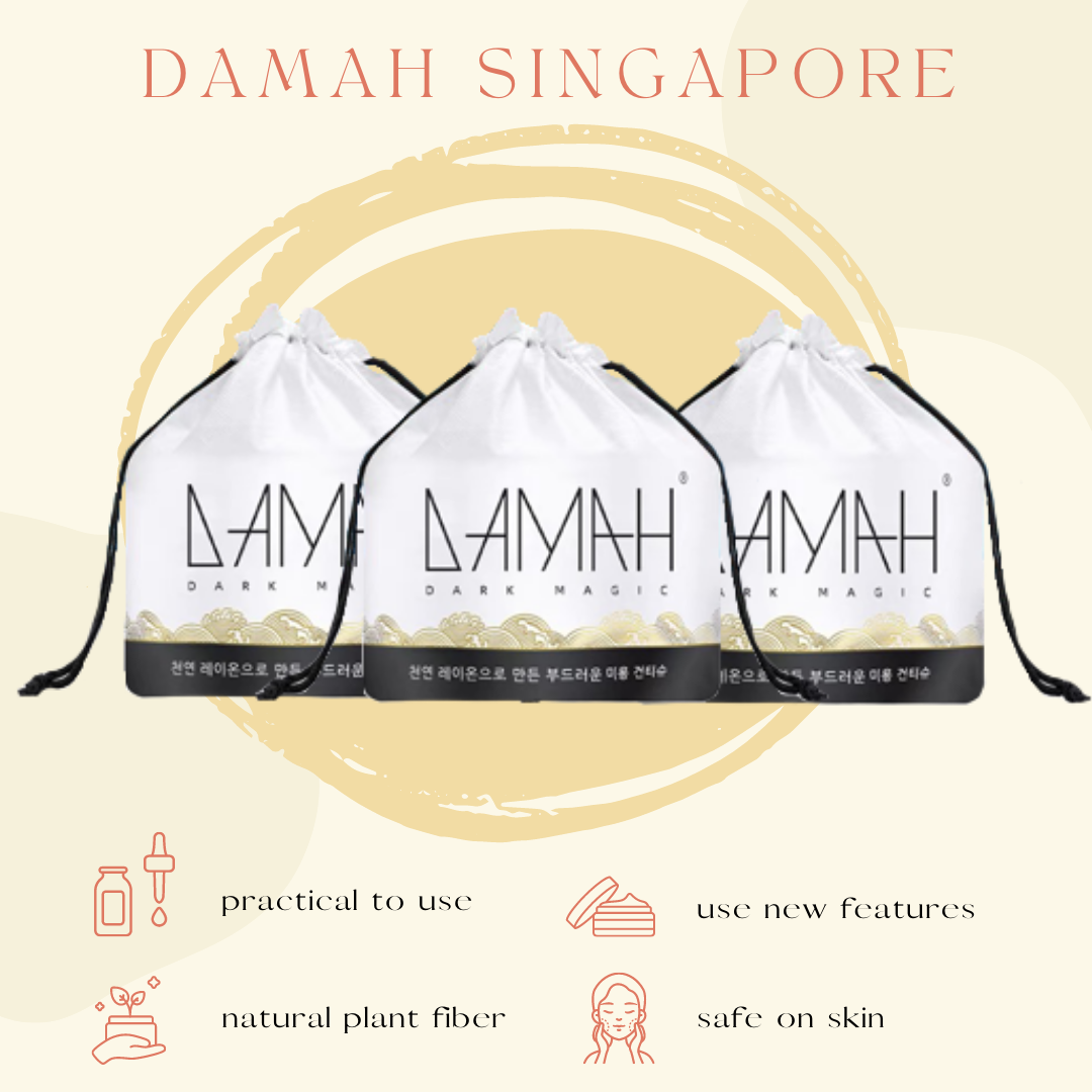 Korea 다크 매직 DAMAH Disposable Facial Towel, 3*80sheet/pack | Lazada ...