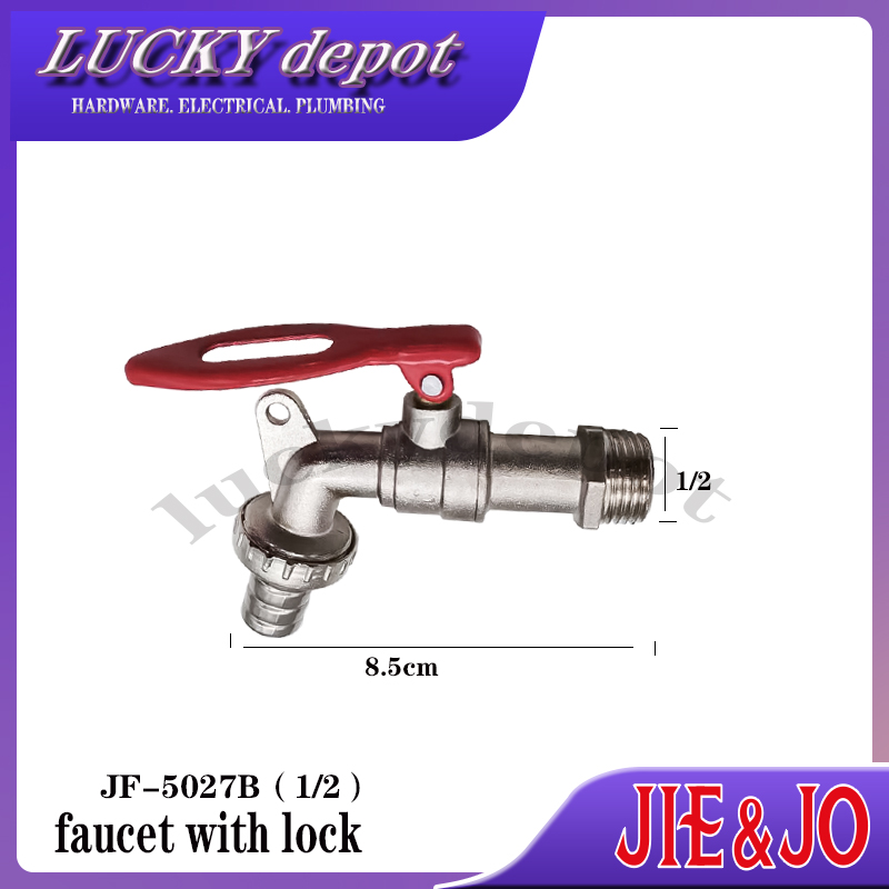 Faucet with Lock and Hose Bibb 1/2" JF-5027 | Lazada PH