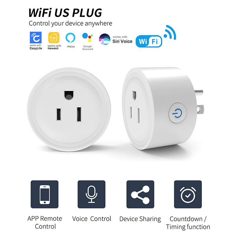 WIFI Smart Socket US Plug 10A With Power Monitoring Timing Function ...