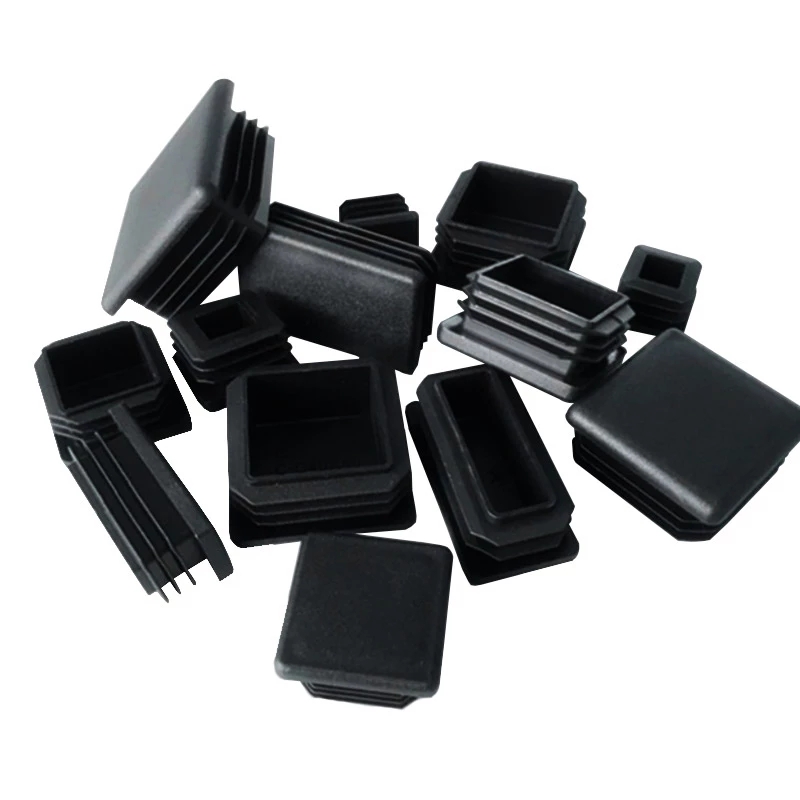 10pcs Plastic Square Plugs Anti-Slip Chair Leg Cap Table Feet Decor ...
