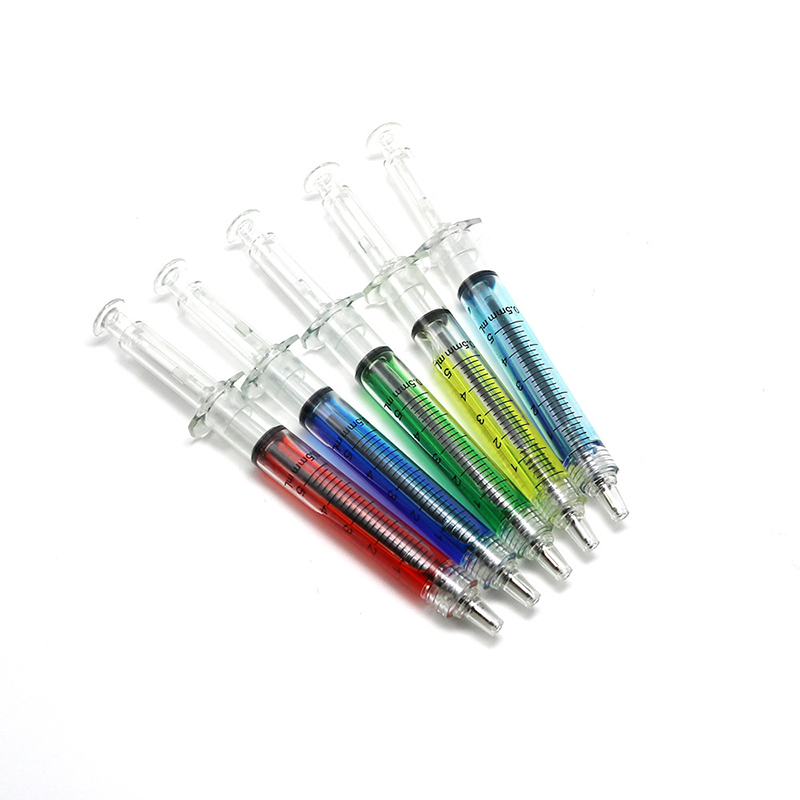 5pcs/lot Plastic Syringe Pens Gifts For Teachers Funny Nurse Pen School ...
