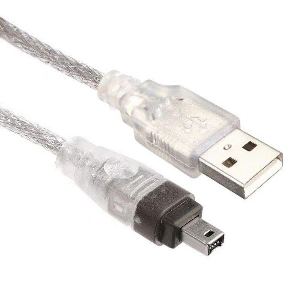 Adapter Cord 1.5M/5ft IEEE 1394 Cable USB 6P To 4Pin Connection Wire ...