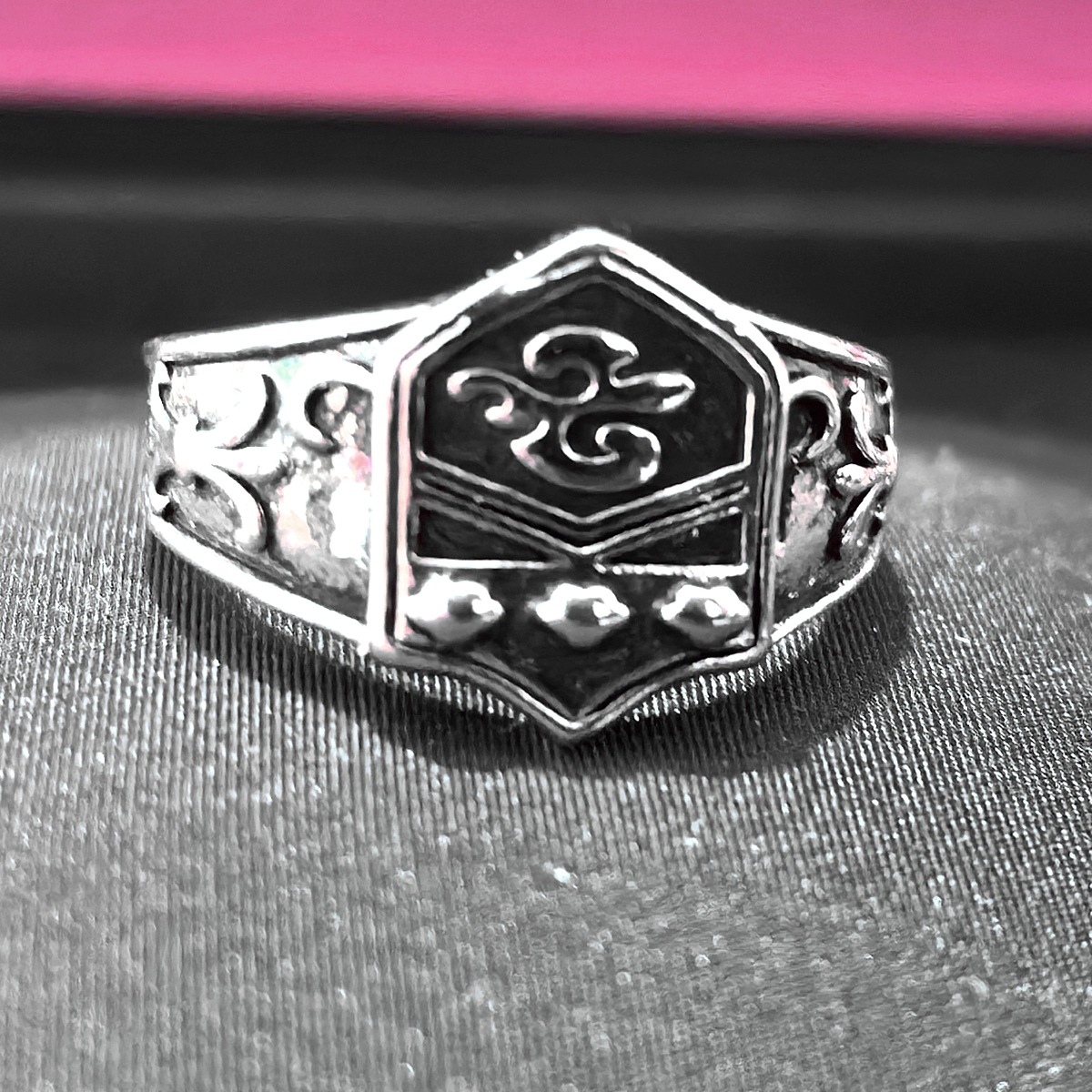 Taiyin First Generation Tutor Pangrei Ring Men's Cloud Ring Retro ...