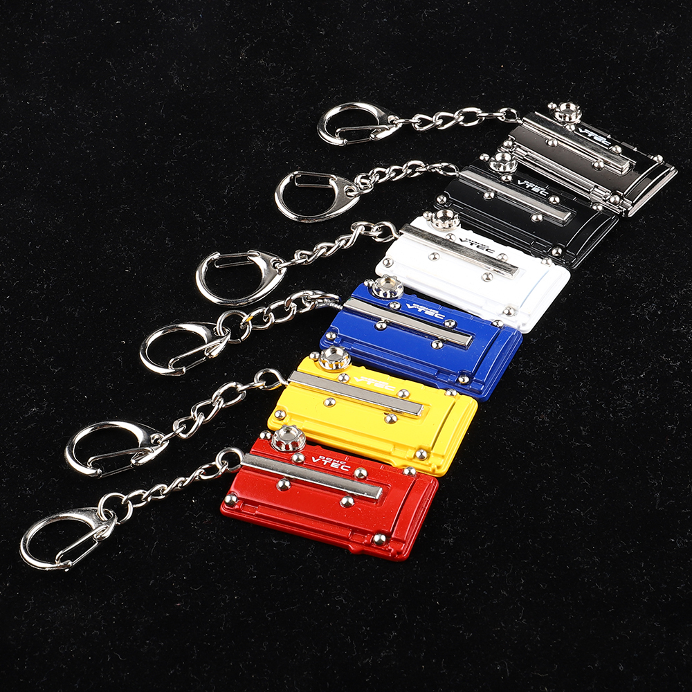 【YIYANGMAOYI111】Metal Key Chain Car JDM Key Ring Vtec DOHC B16 Series ...