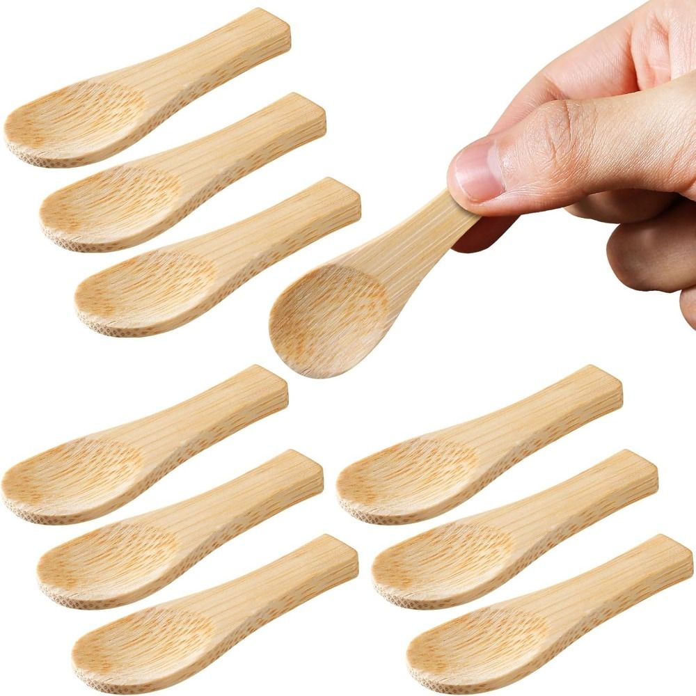 Tiny Salt Spoons 2.16 in Salt Spoons Wooden Tiny Wooden Spoons Cute ...