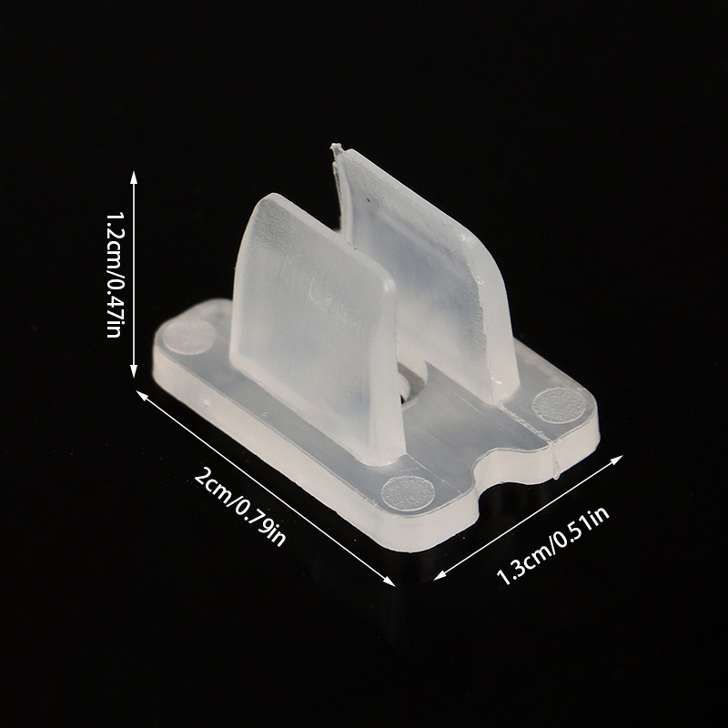 50Pcs 6*12MM LED Strip Fix Clips Connector For Fixing 2835 Neon Light ...