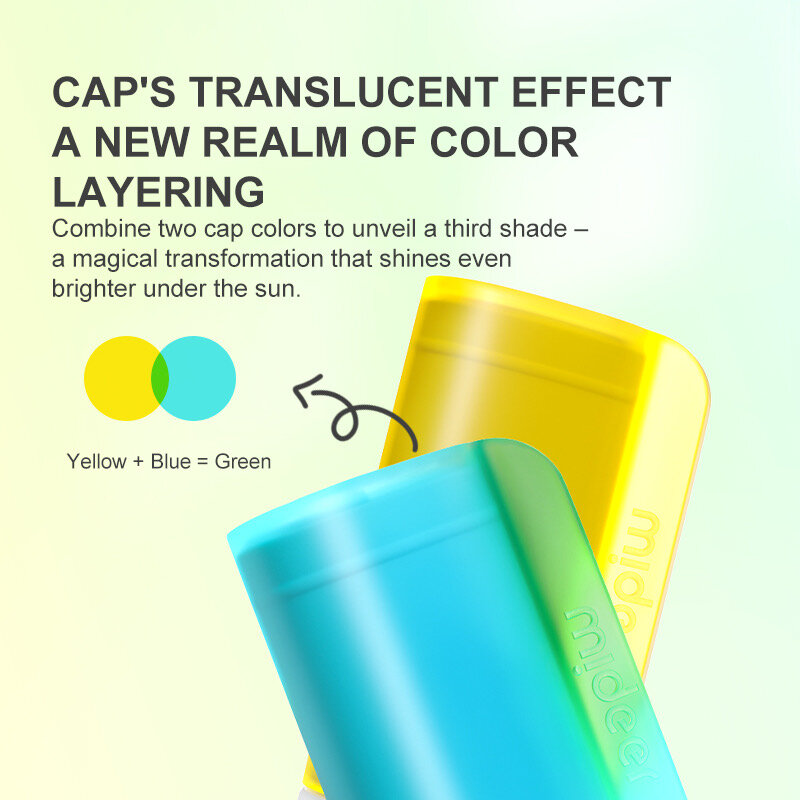 Mideer มิเดียร์ Translucent Dual Tip Markers-24 colors MD1300 - Mideer ...