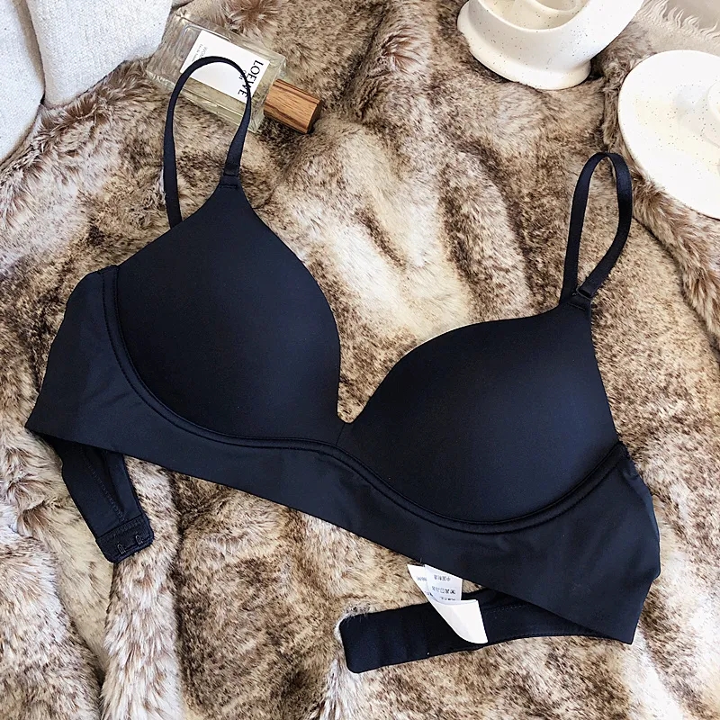 Seamless Bra fo Woman Wireless Undewear Sleep Remvable Padded Bralette ...