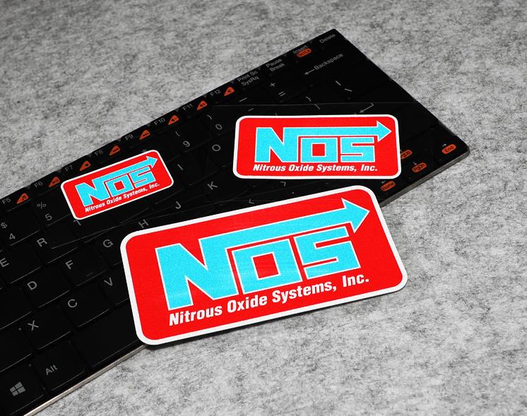 【Exclusive Offer】3 size Nitrous Oxide NOS System stickers Car racing ...