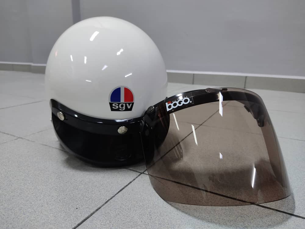 SGV 99 OPEN FACE HELMET WITH TINTED VISOR BOGO | Lazada