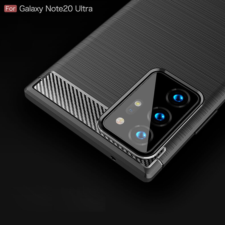 tzmar for Samsung Galaxy Note 20 Ultra Case Cover Carbon Fiber Brushed ...