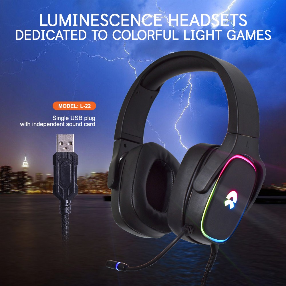 ส่งเร็ว????ร้านDMแท้ๆ OKER L-22 DREAM STEALER 7.1 Virtual LED Lighting ...