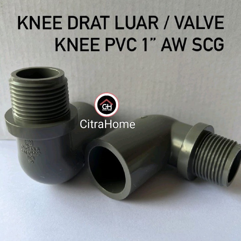 KDL Valve Knee PVC 1” AW SCG | Lazada Indonesia