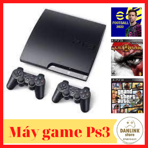 Máy chơi game Ps3 320GB - 500GB - 2 tay cầm / Playstation 3 có đá banh ...