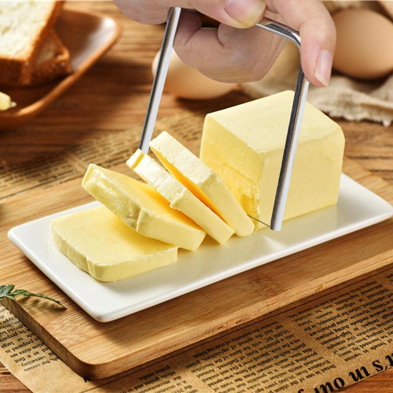 Cheese Slicers for Block Cheese Stainless Steel Butter Slicer Cutter ...