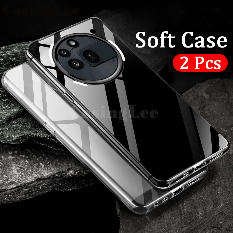 2 Pack For Nothing Phone 3A Pro Case Soft Transparent Full Protection ...