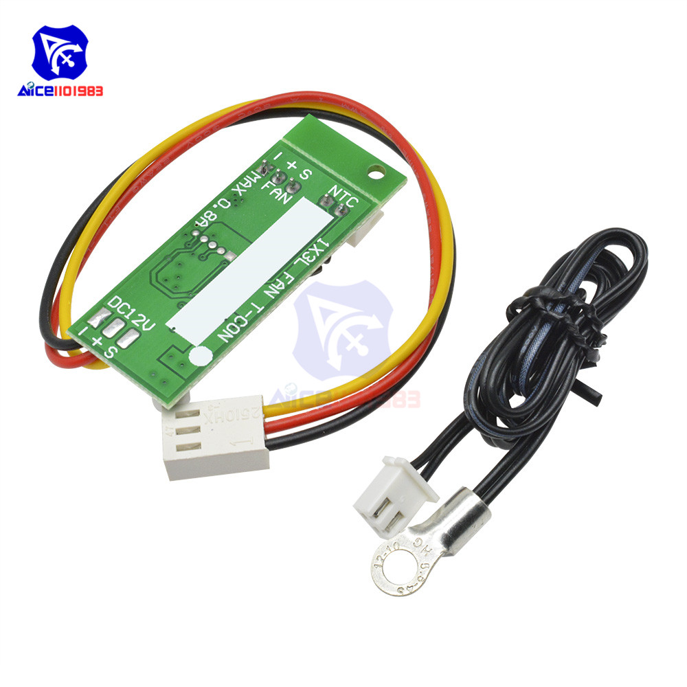 【Hottest Trends】diymore DC 12V Temperature Controller Denoised Speed ...