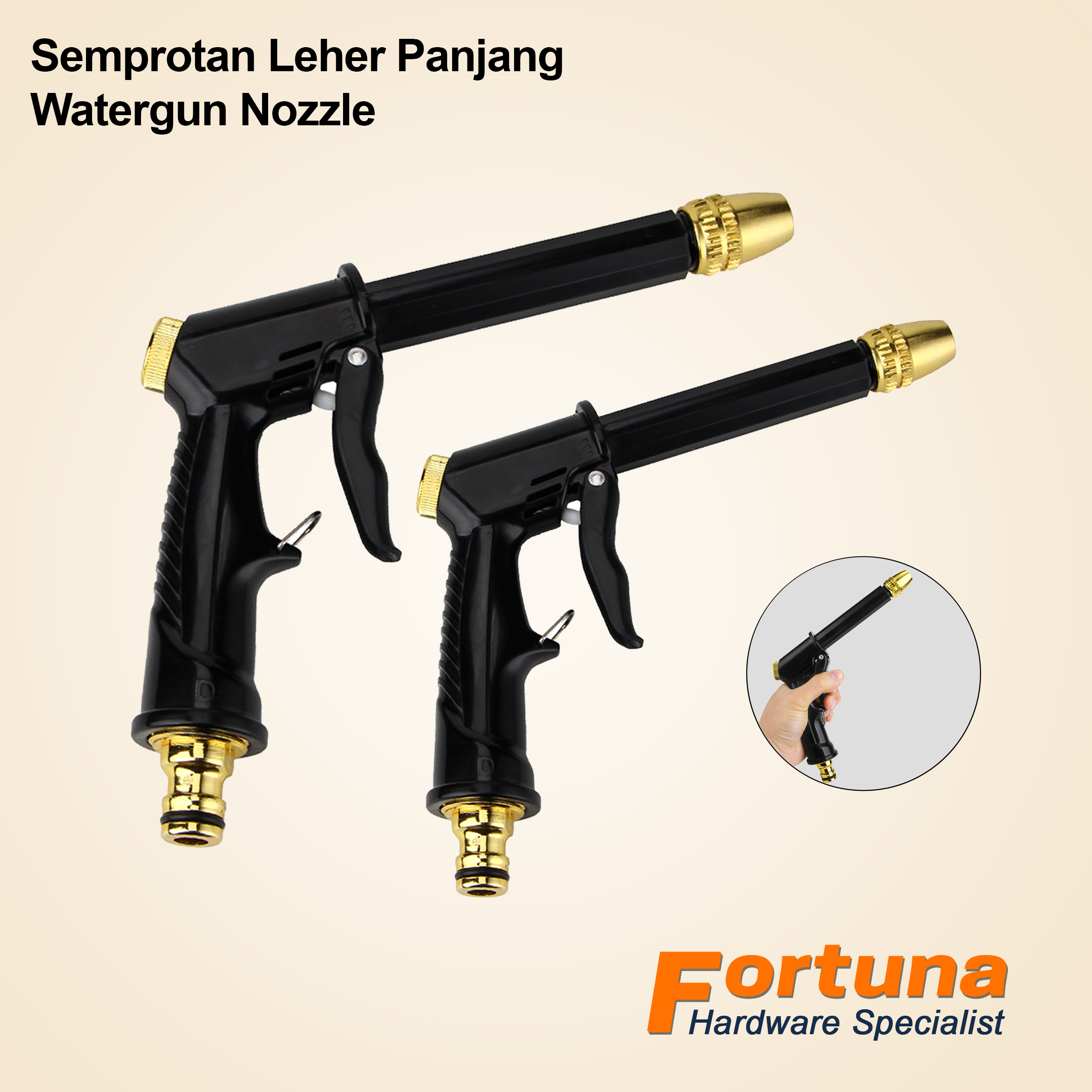 FORTUNA Spray Gun Water / Semprotan Air Cuci Mobil Motor | Lazada Indonesia