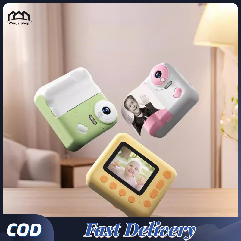 Kids Camera WiFi Printing Mini Digital Camera 2.4 Inches HD 1080P IPS ...