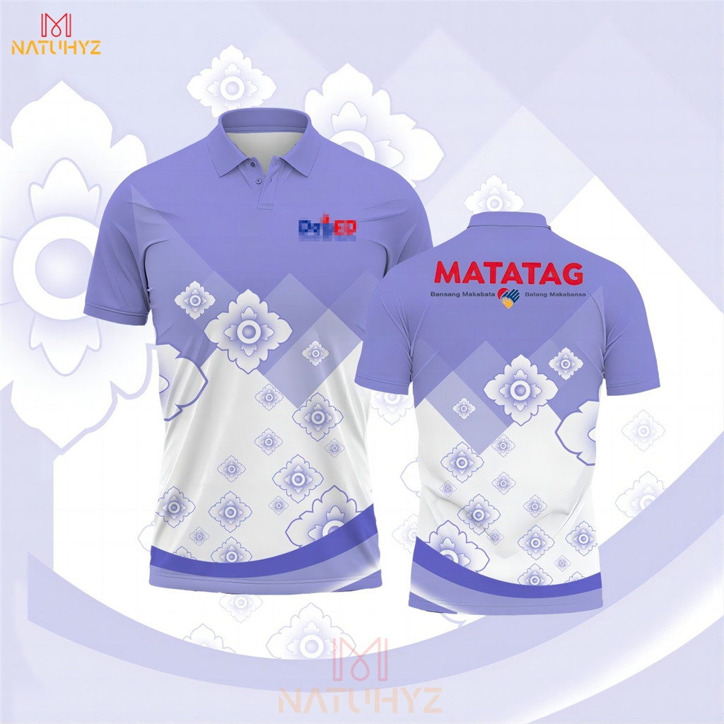 PL-06 DEPED MATATAG POLO UNIFORM FULL SUBLIMATION POLO-Shirt FOR WOMEN ...