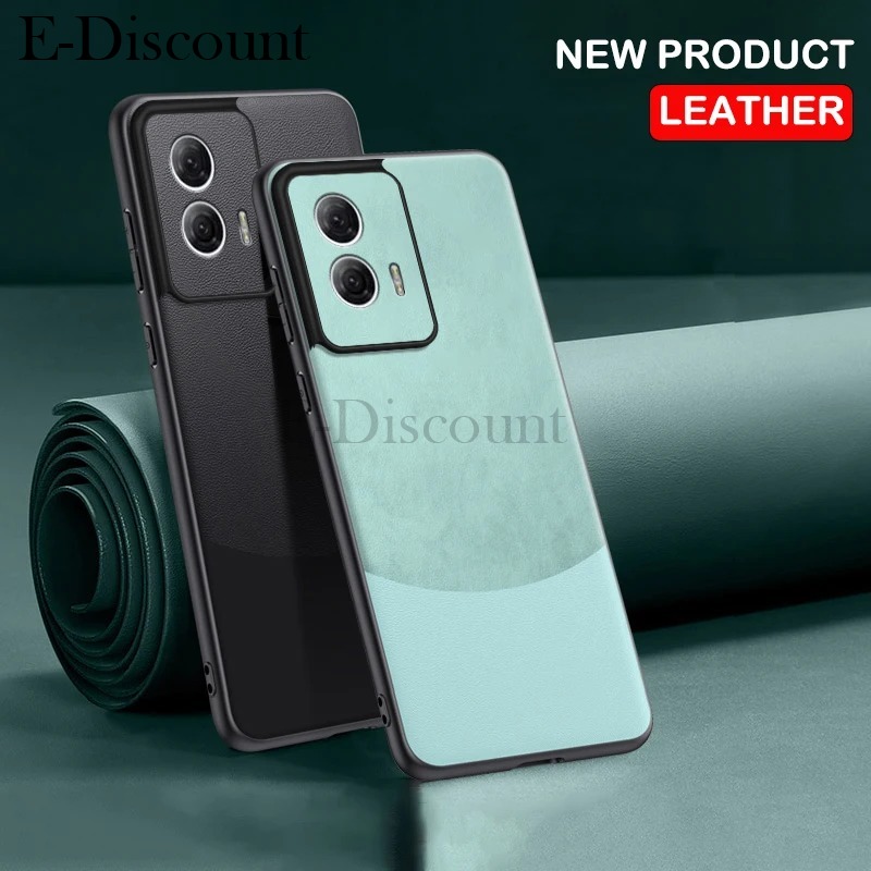 New Phone Case Motorola G45 Case 360 Degrees Protection Leather Soft ...