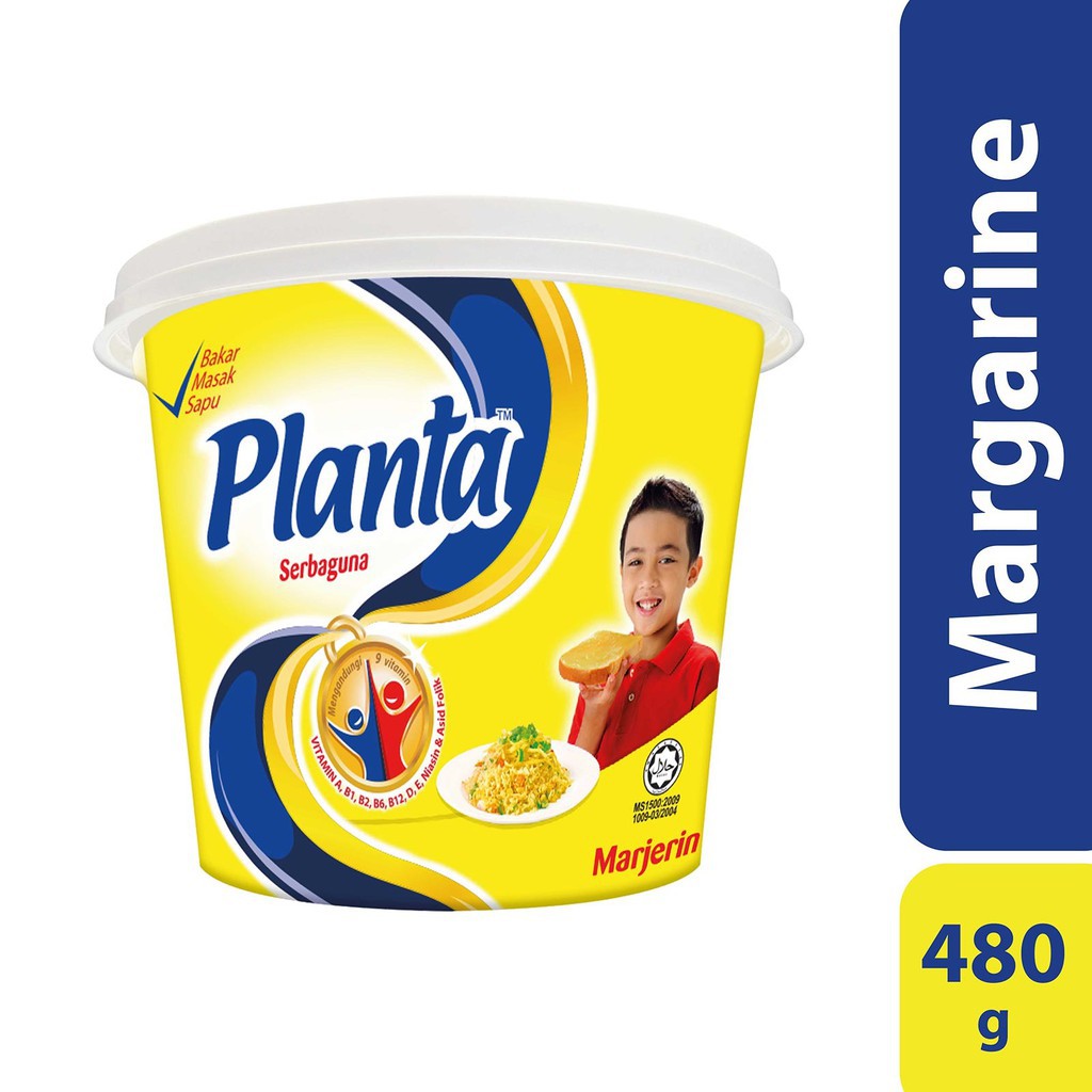 Planta Margarine 240g/480g/1kg | Lazada