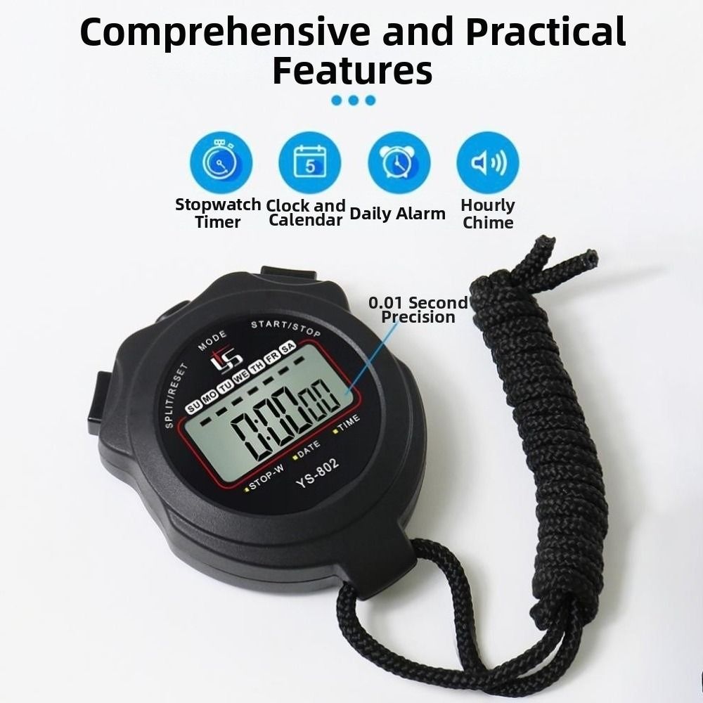 High-definition Large Screen Display Electronic Stopwatch Timer ...