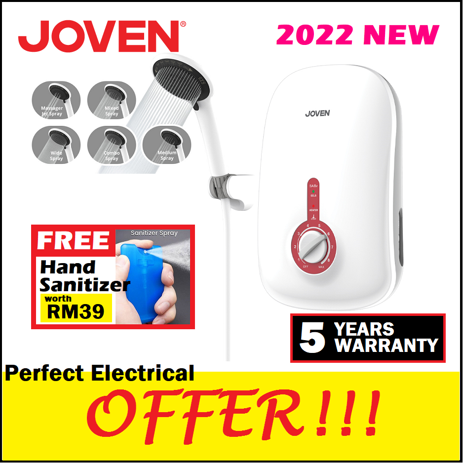 [FREE SHIPPING] Joven Instant Shower Water Heater Non Pump with Safety ...