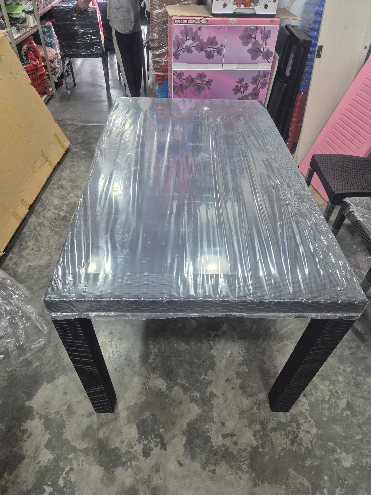 RFL caino dining table set with 6 Chairs black | Daraz.com.bd