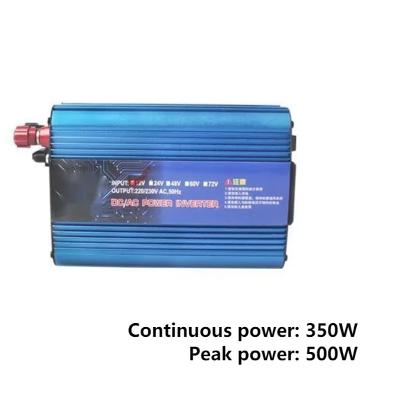 【Big savings】 350w 12v 24v 36v 48v 72v To 220v Modified Sine Wave Inverter With Usb Dual Display ...