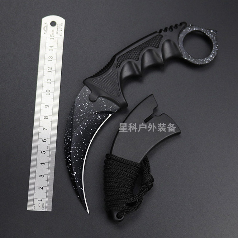 Knife self-defense knife with eagle claw knife CSGO claw knife machete Swiss army knife outdoor ...