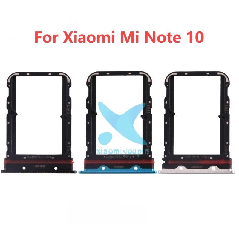 New For Xiaomi Mi Note 10 SIM Card Slot SD Card Tray Holder Adapter ...