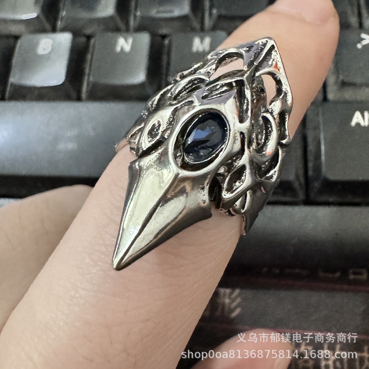 【Mega Sale】New Detachable Face Mecha Helmet Ring Men's Single Ring ...