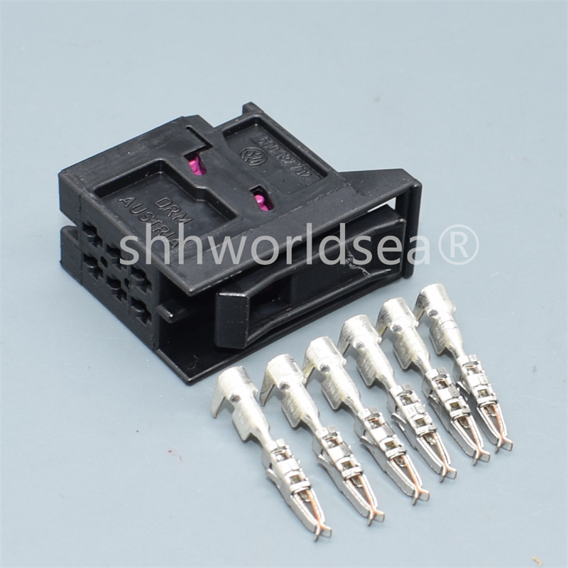 1sets 6 Pin Way Car Rear Lamp Taillight Plug Connector With Wire ...