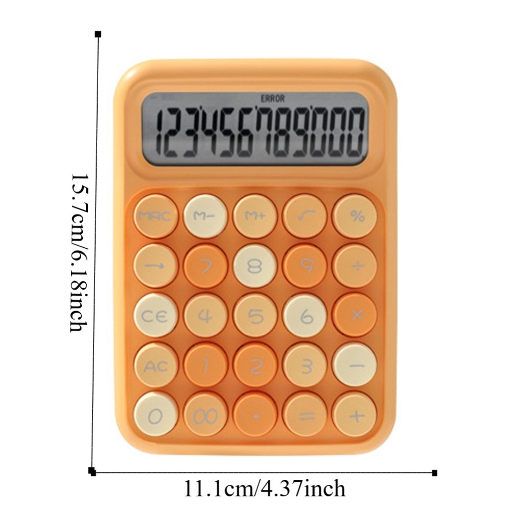 Fashionable 12 Digits Student Calculator Big Button Accounting Tools ...