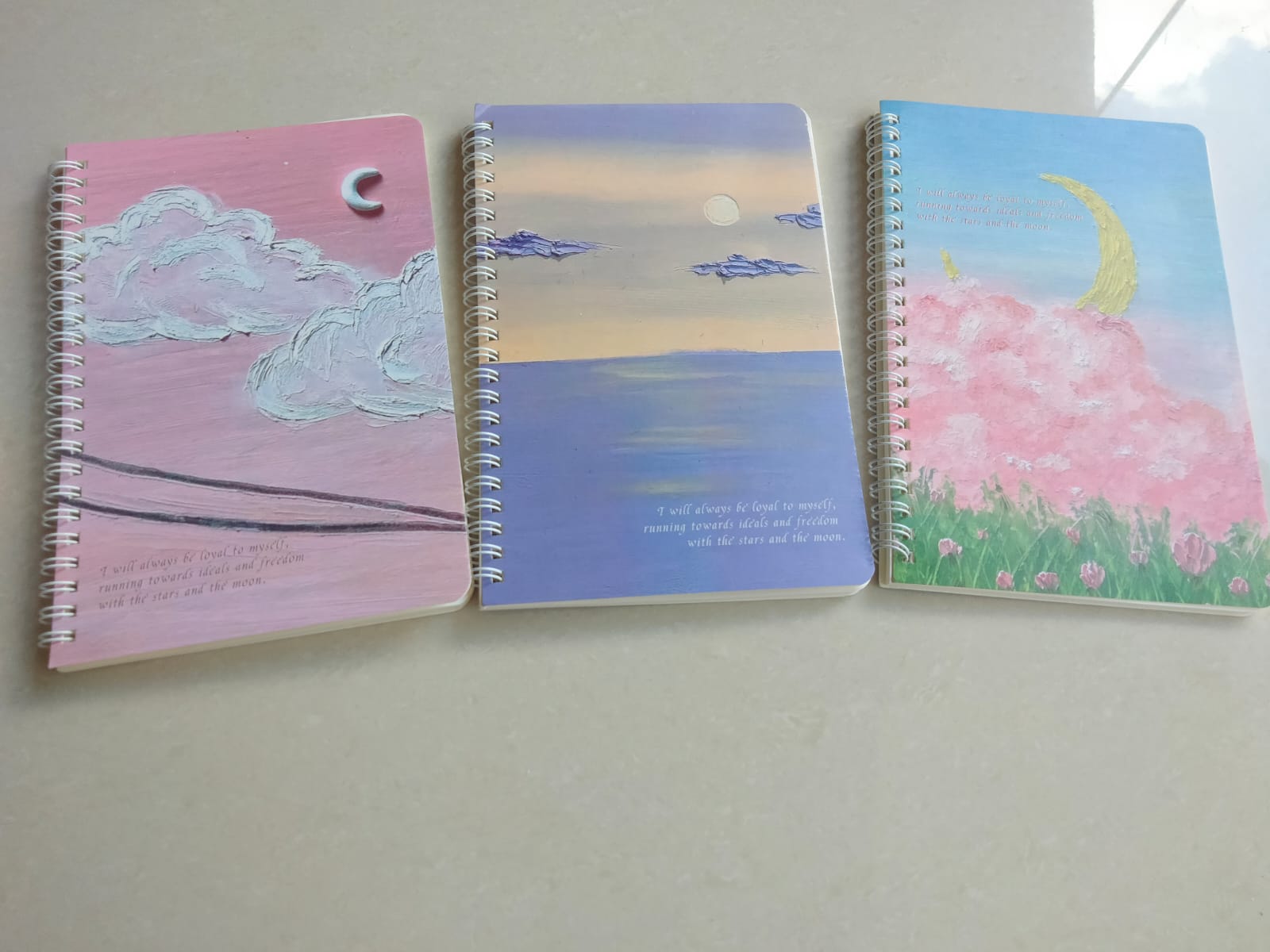 NoteBook/NoteBook Aesthetic A5/Buku Catatan Bergaris/Notebook Spiral ...