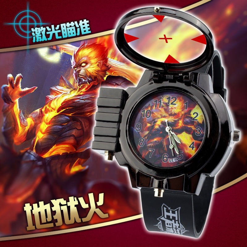 【Unique features】Anime Detective Conan Laser Children's Cartoon Watch ...