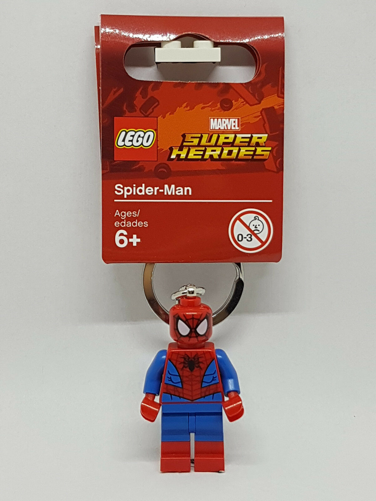 Spider-Man Key Chain With Lego Logo Tile, Modified X Curved, 47% OFF