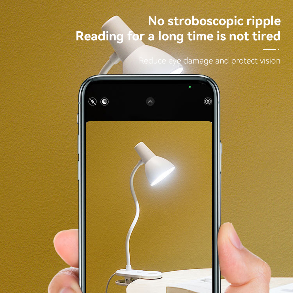 JM LED Eye Protection Book Night Light Adjustable Angle Mini Clip-On ...