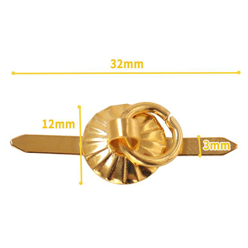 Toys 4pcs 1/12 Hardware Golden Metal Handle Pulls Toys Dollhouse ...