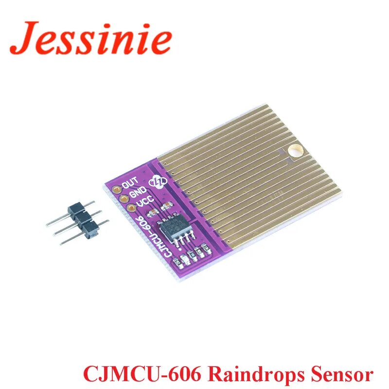 Raindrops Sensor Raindrops Detection Rain Weather Humidity Module 3.3v ...