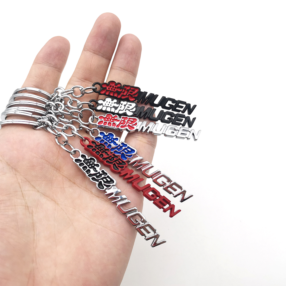 【YIYANGMAOYI111】1PC Mugen Power Metal Car Keychain Styling Holder ...