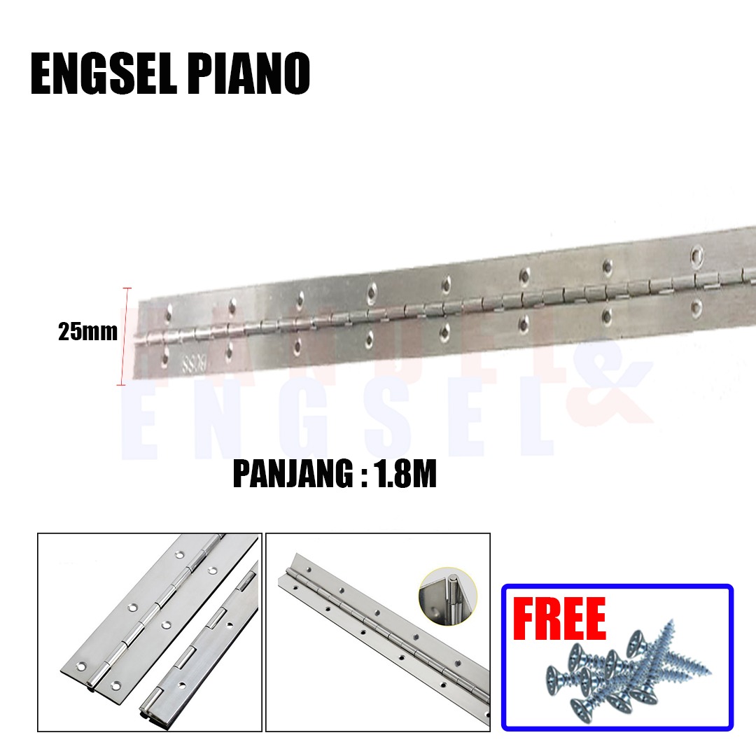 Engsel Piano 1,8 Meter Engsel Lemari | Lazada Indonesia