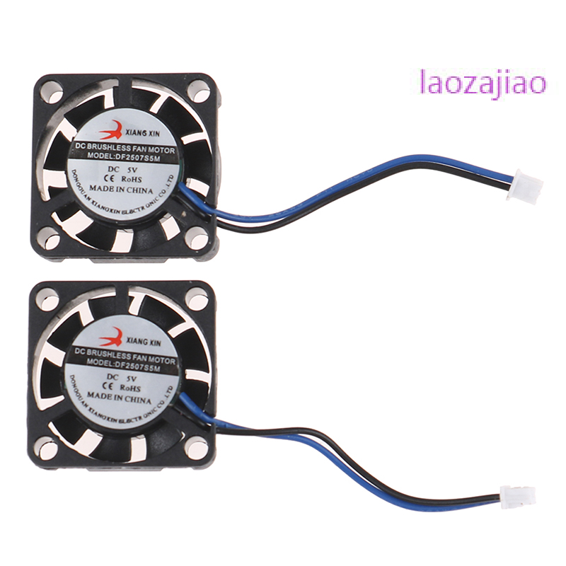 laozajiao Ultra-miniature Brushless Fan Electric DC 5V 6V 2507 Mini ...