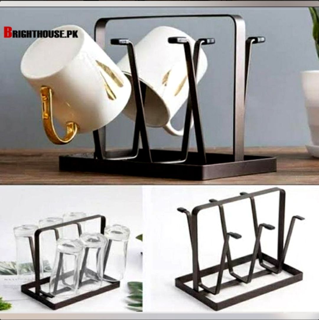 Glass Holder Stand, Kitchen Glass Stand, Coffee Cup Holder, Under ...