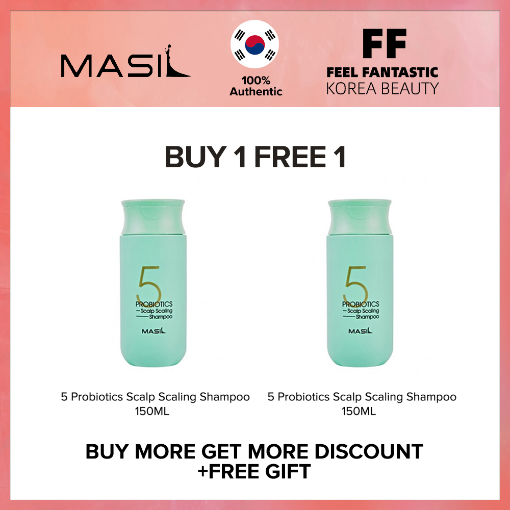 [BUY 1 FREE 1]MASIL 5 Probiotics Scalp Scaling Shampoo(150ml) For Hair ...